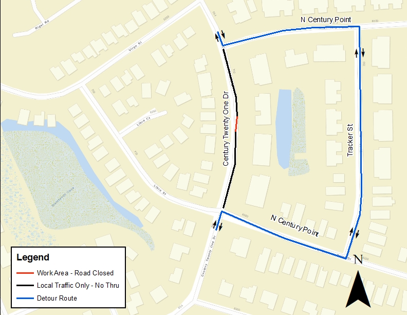 Century 21 Drive Emergency Sewer Repair Project | Construction Projects ...