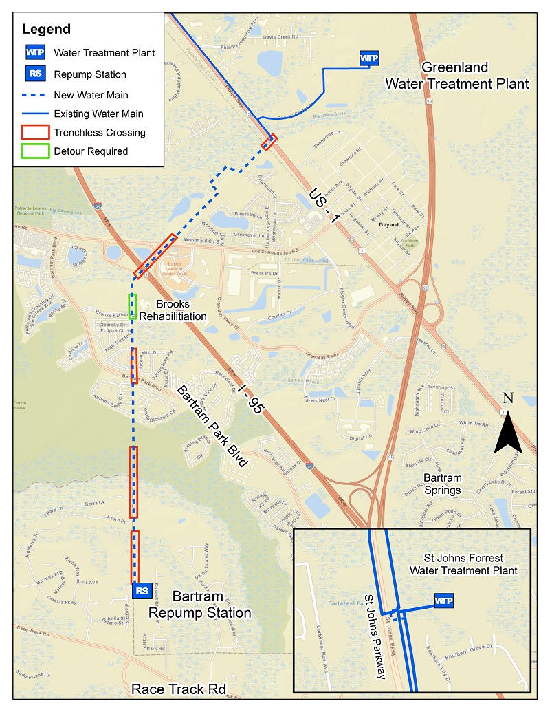 Bartram Re-Pump Station to US-1 (Philips Highway) Water Improvement ...