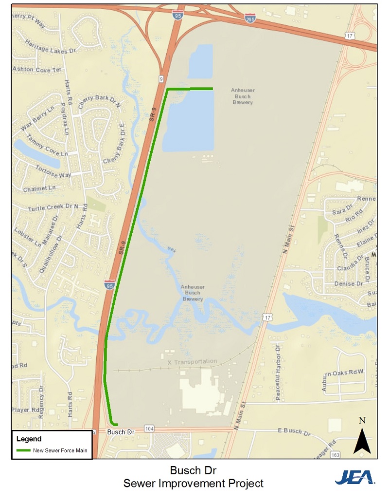 Busch Drive Sewer Improvement Project | In Our Community | JEA