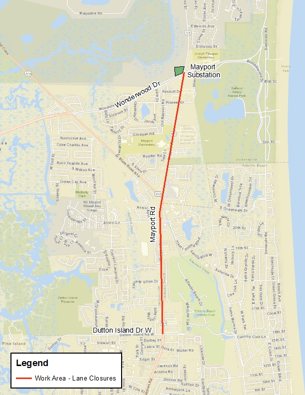 Circuit 825 – Neptune Beach to Mayport Electric Reliability Project ...