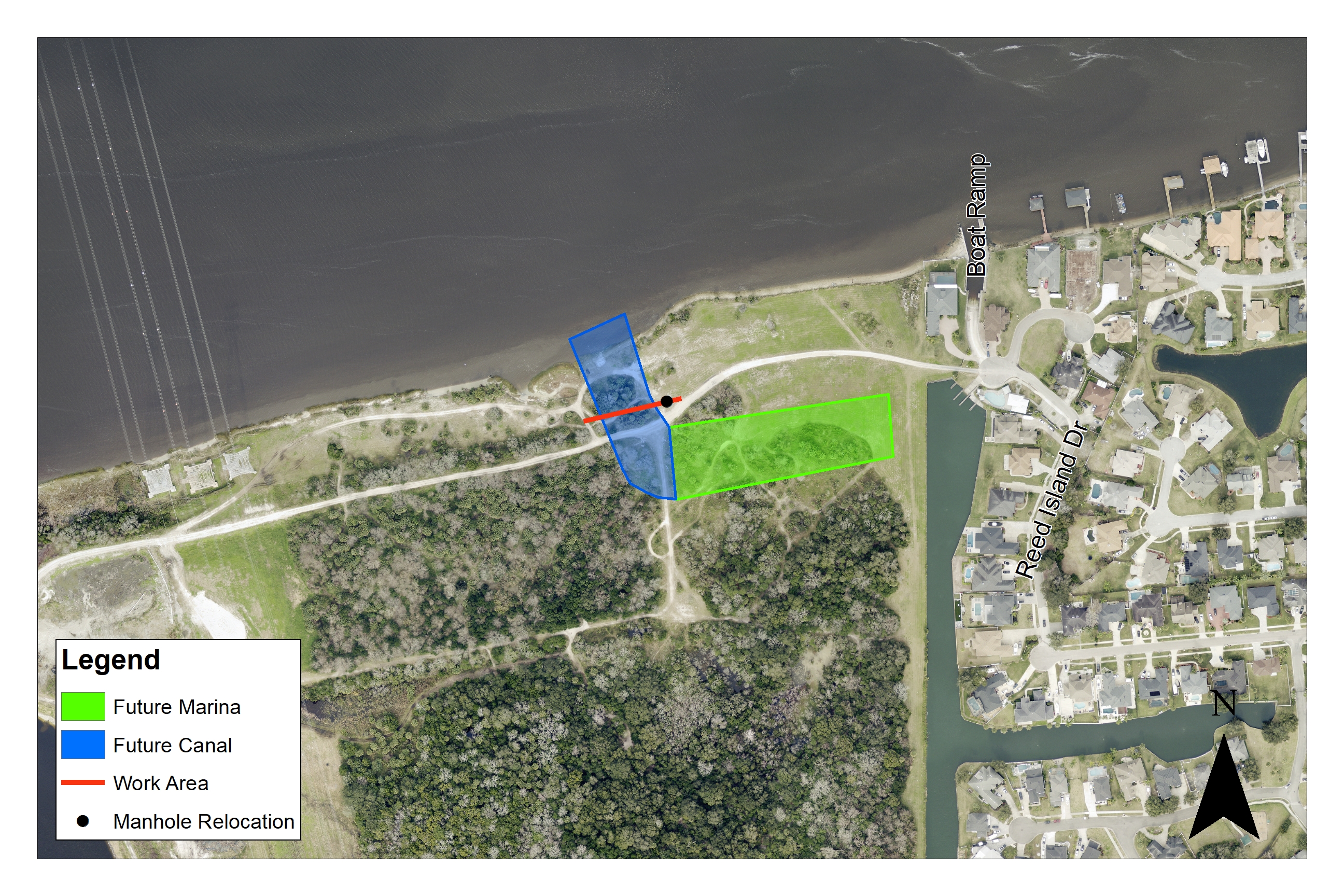Fulton Cut–Reed Island Electric Relocation Project | Construction ...