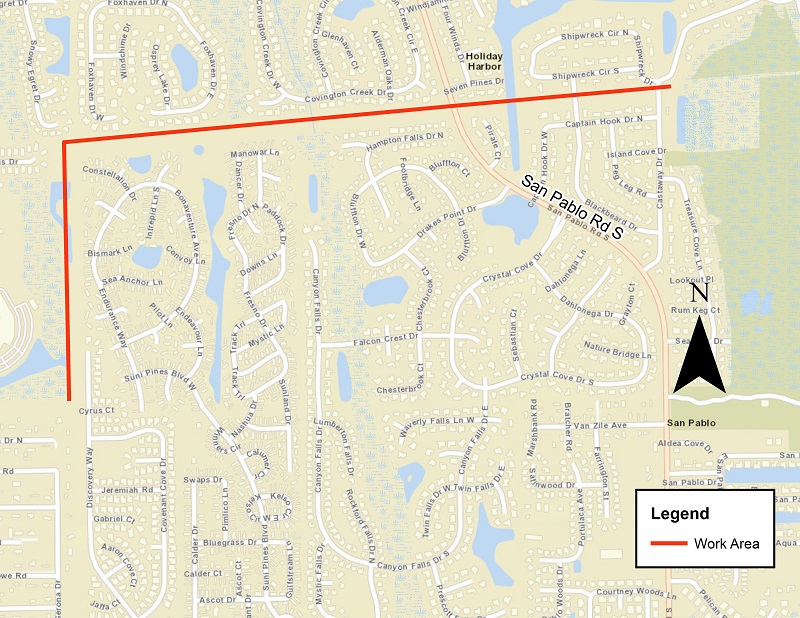 Hodges Boulevard to Seven Pines Island (Circuit 853) Electric ...