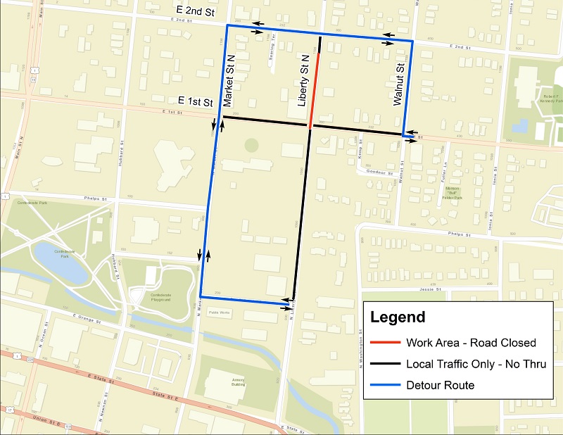 Liberty Street Sewer Improvement Project | Construction Projects | In ...