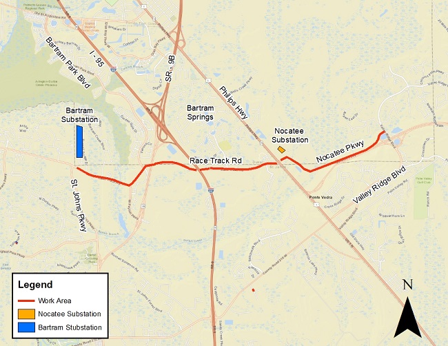 Nocatee - Racetrack Road Circuit 240 & 241 Electric Improvement Project ...