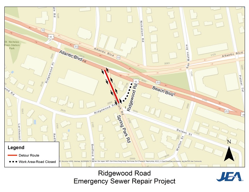 Ridgewood Road Emergency Sewer Repair Project | Construction Projects ...