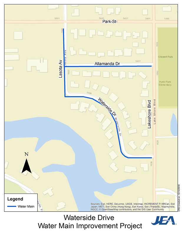 Waterside Drive Water Main Improvement Project | Construction Projects ...