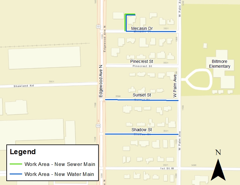 West Palm Avenue Water & Sewer Improvement Project | Construction ...