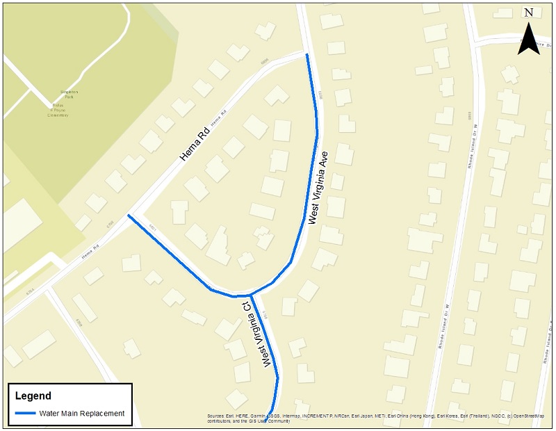 West Virginia Avenue Water Main Improvement Project | In Our Community ...
