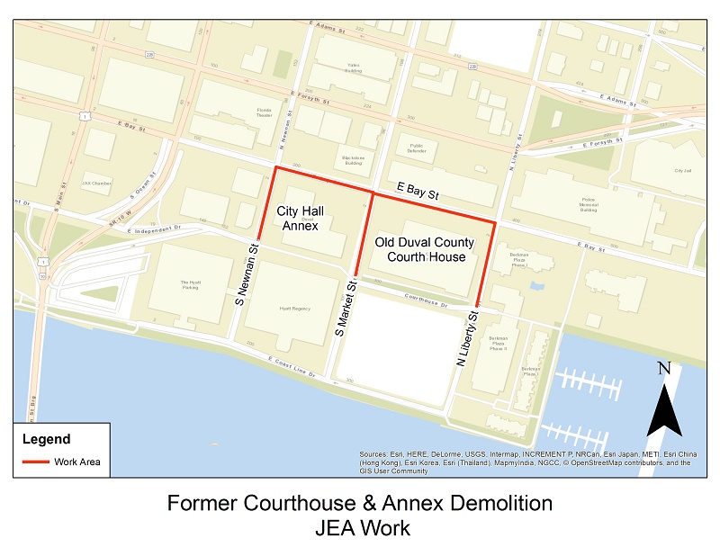 Former Courthouse & City Hall Annex Demolition – JEA Work ...