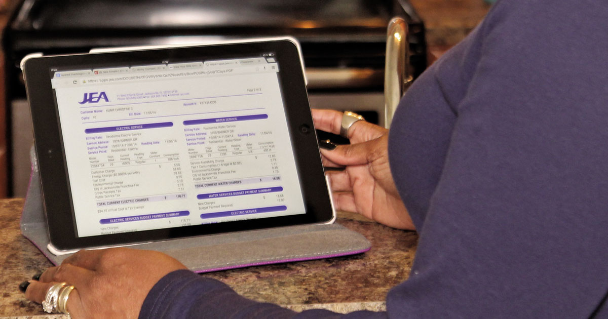 eBill | Billing and Payment Options | My Account | JEA